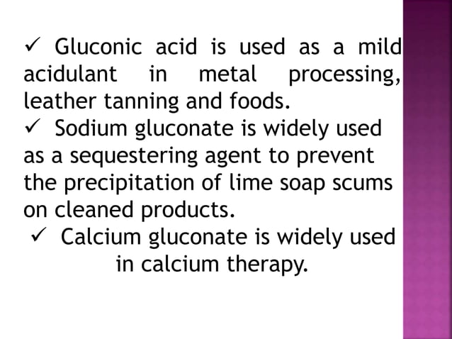 Gluconic acid | PPT