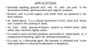 Gluconic acid | PPT