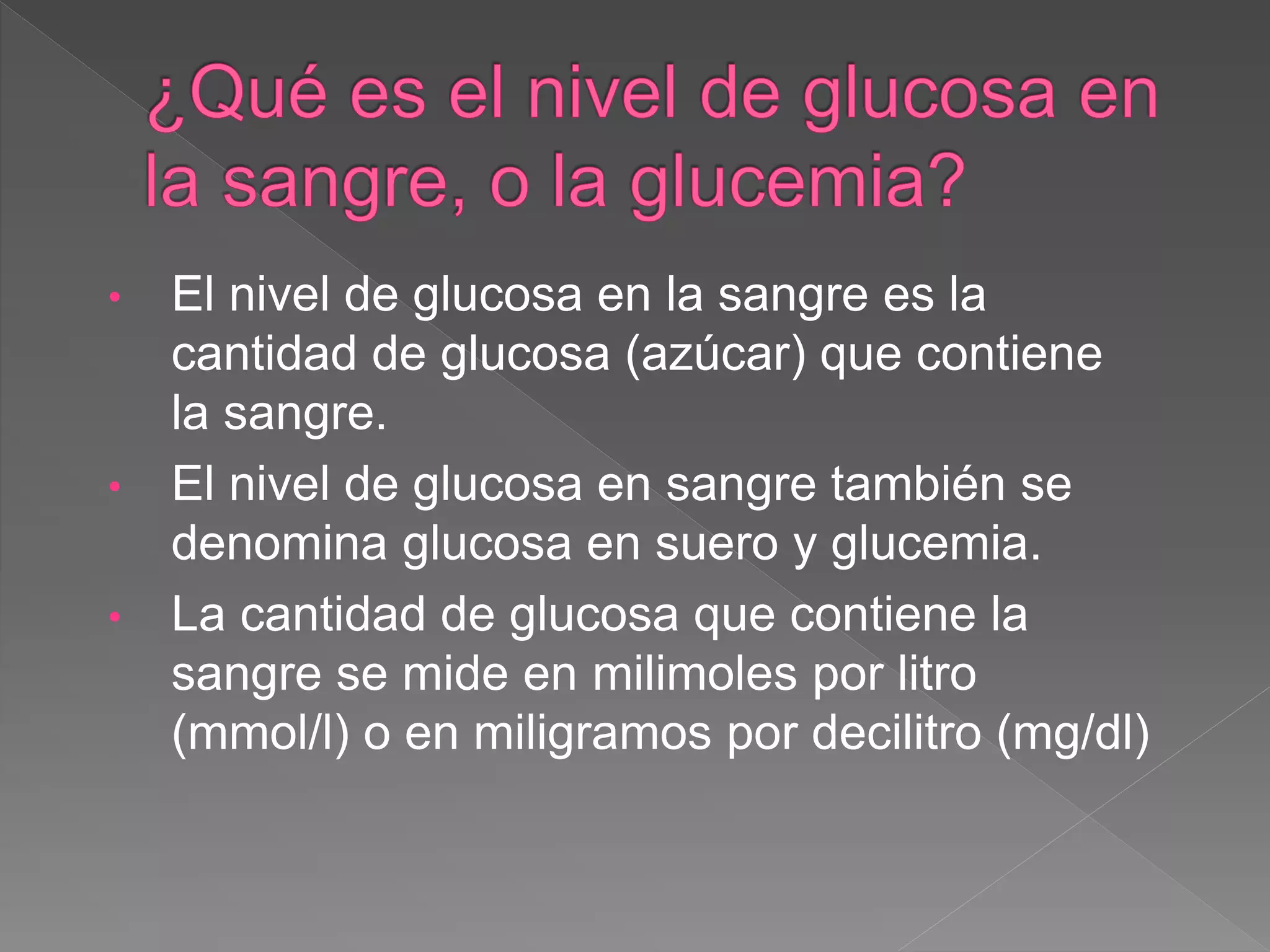 Glucosa; Salud y medicina | PPT