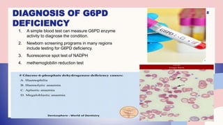 glucose-6-phosphate dehydrogenase (G6PD) Deficiency.pptx