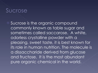 Glucose And Sucrose | PPT