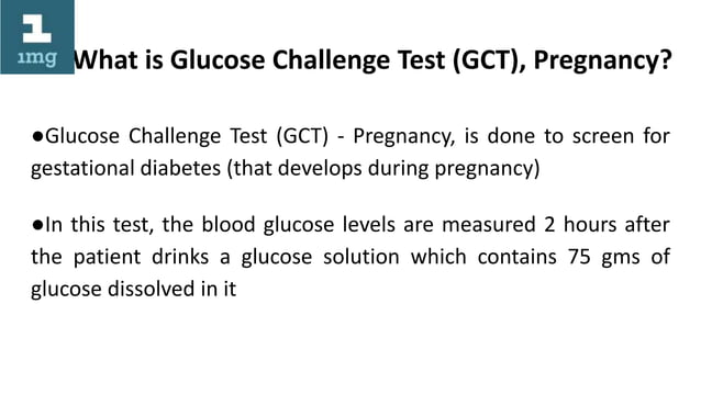 Glucose challenge test during Pregnancy | PPTX