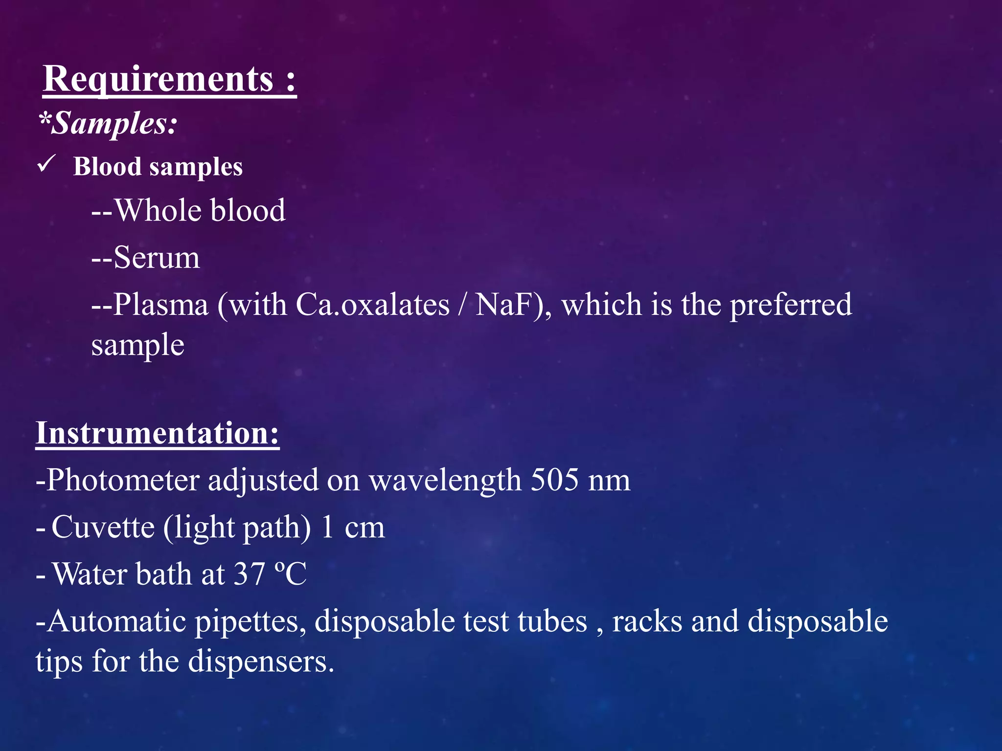 Glucose estimation | PPTX