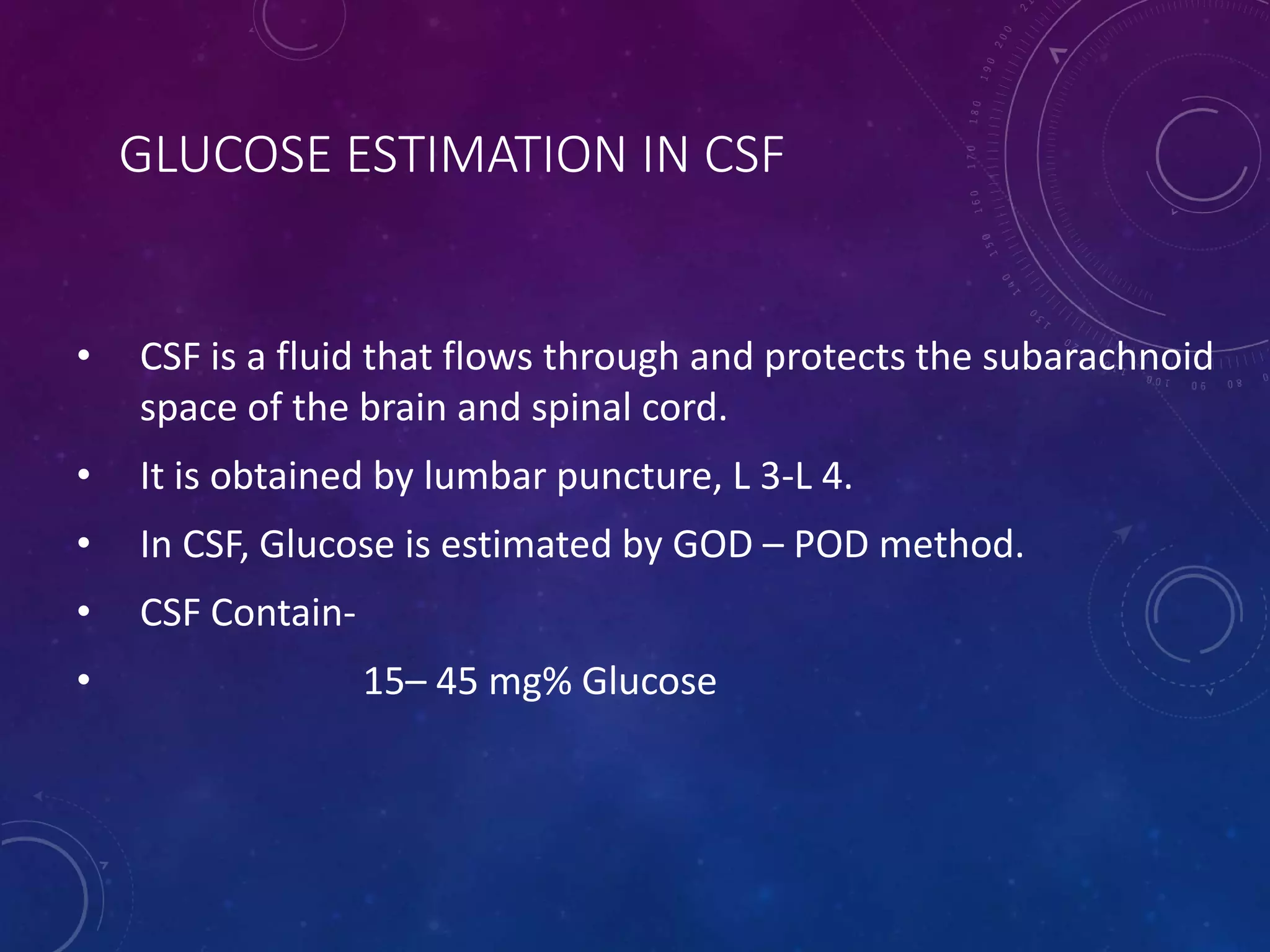 Glucose estimation | PPTX