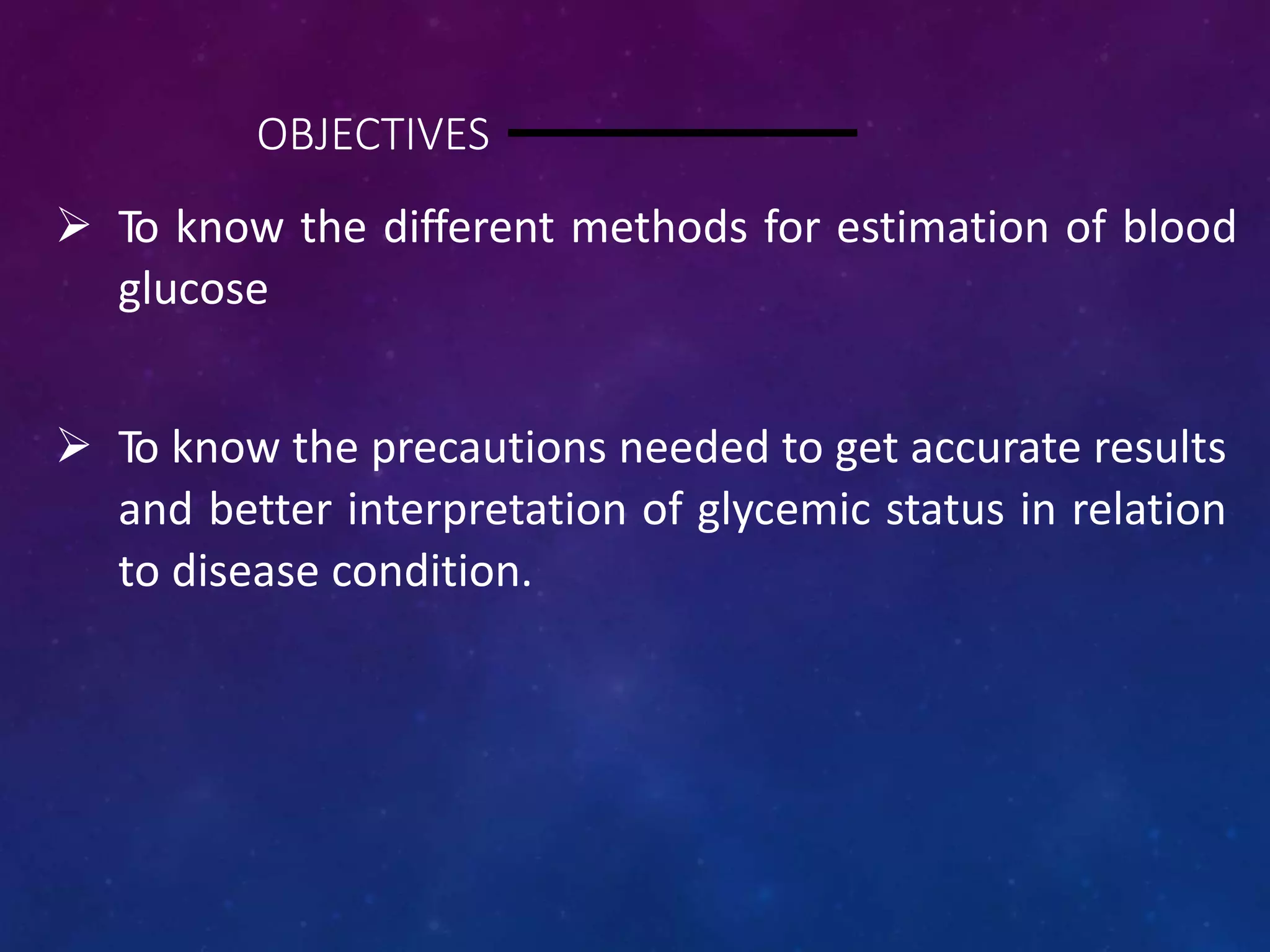 Glucose estimation | PPTX