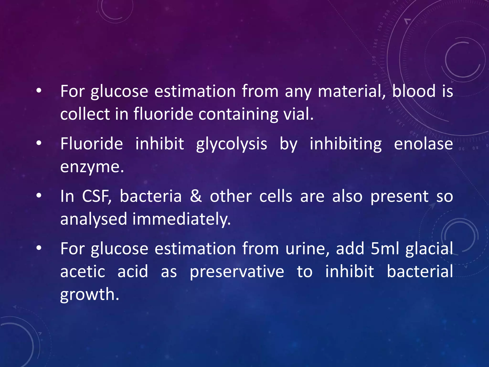 Glucose estimation | PPTX