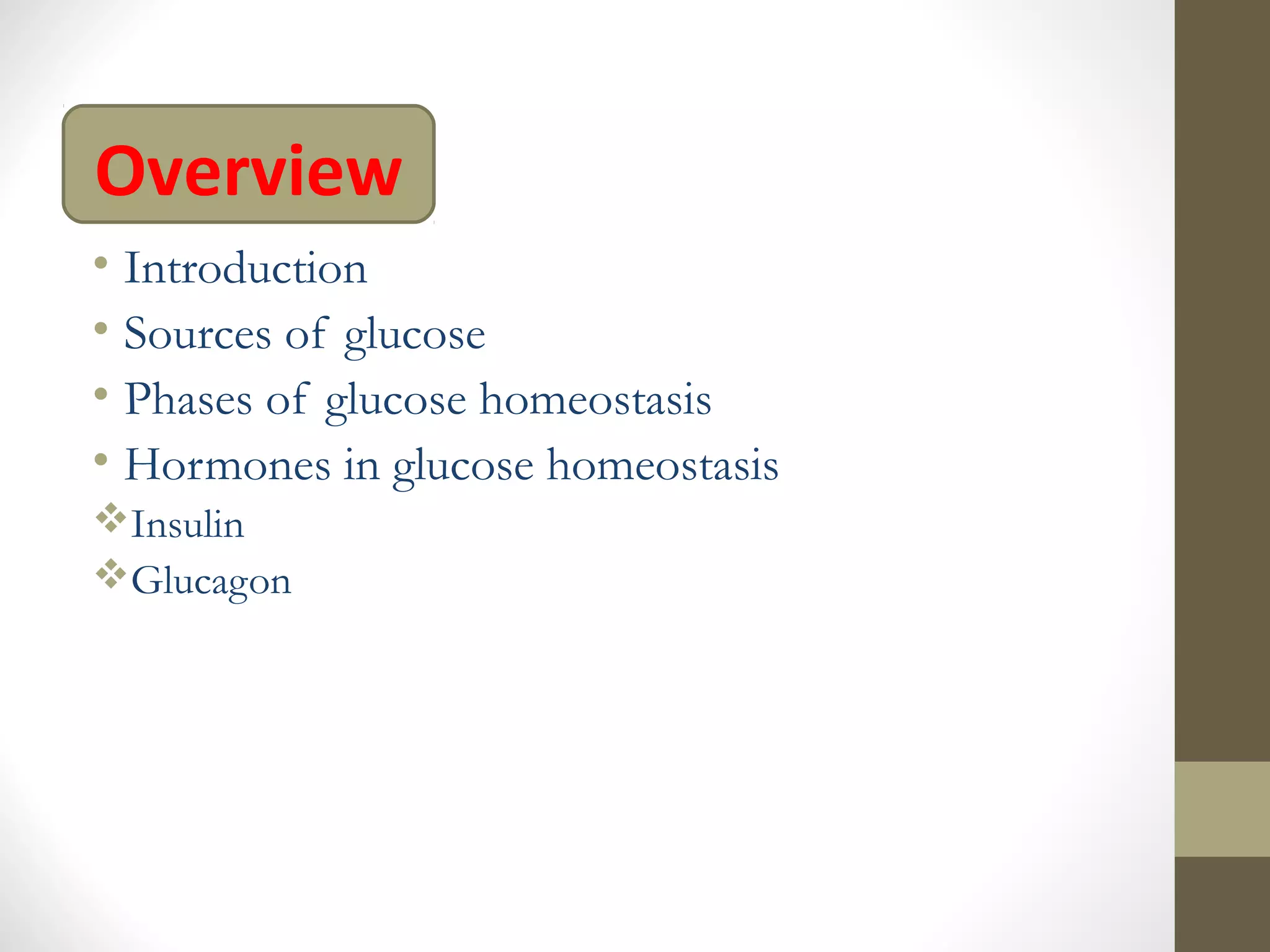 Glucose homeostasis | PPT