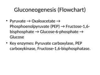 Glucose metabolism with flowchart made using ai | PPTX
