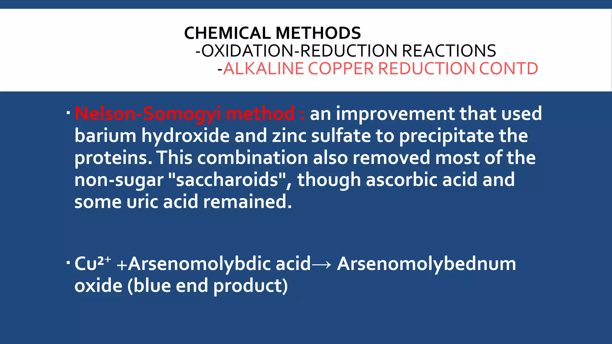 Glucose methodology in clinical chemistry | PPTX