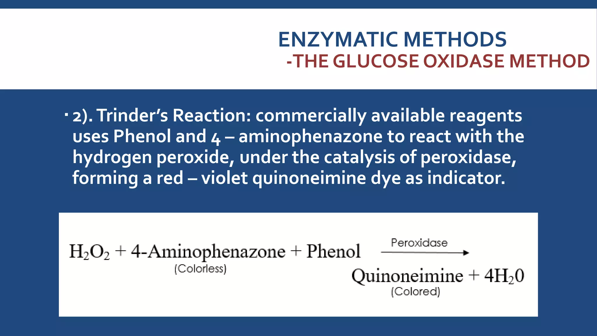 Glucose methodology in clinical chemistry | PPTX