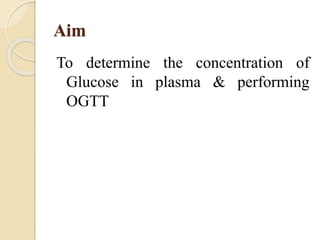 Glucose & ogtt | PPT