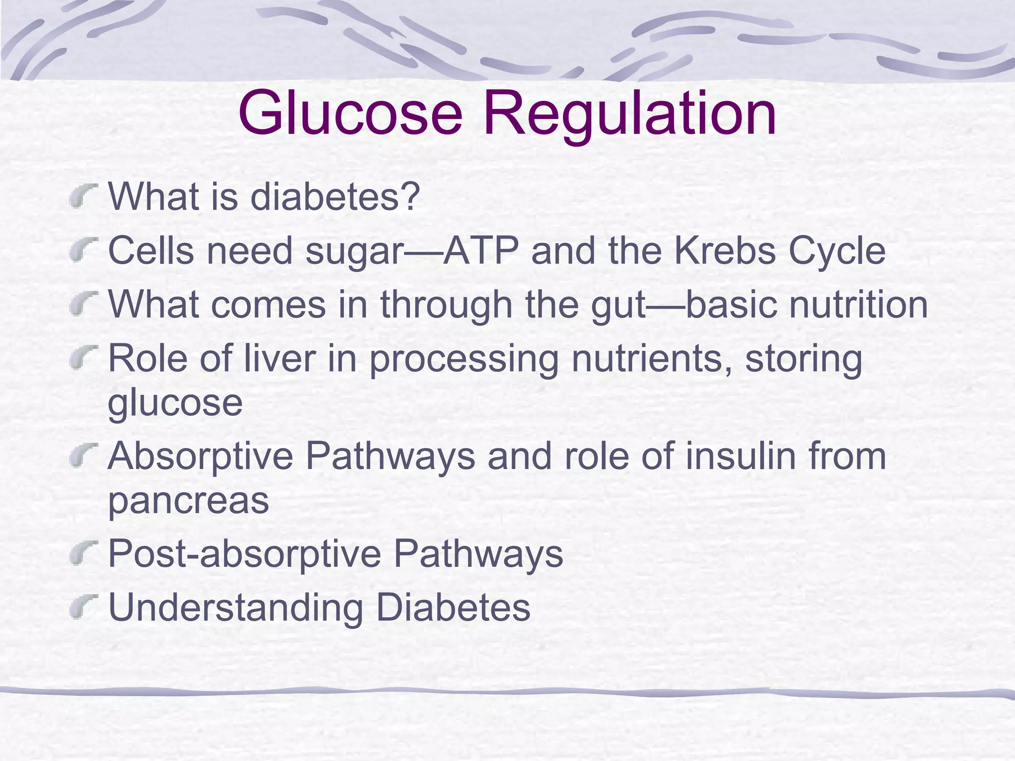 Glucose regulation pancreas liver | PPT