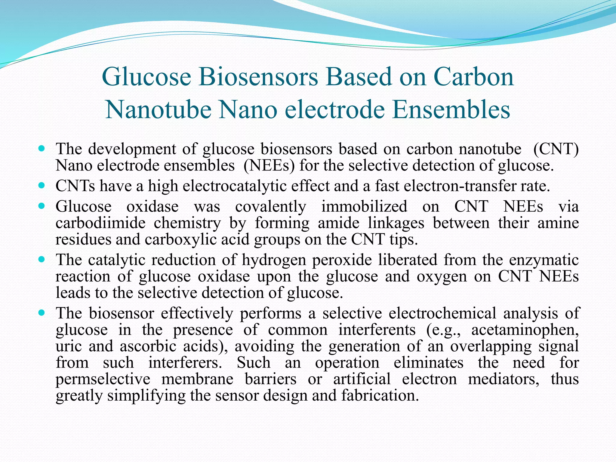 Glucose sensor | PPTX