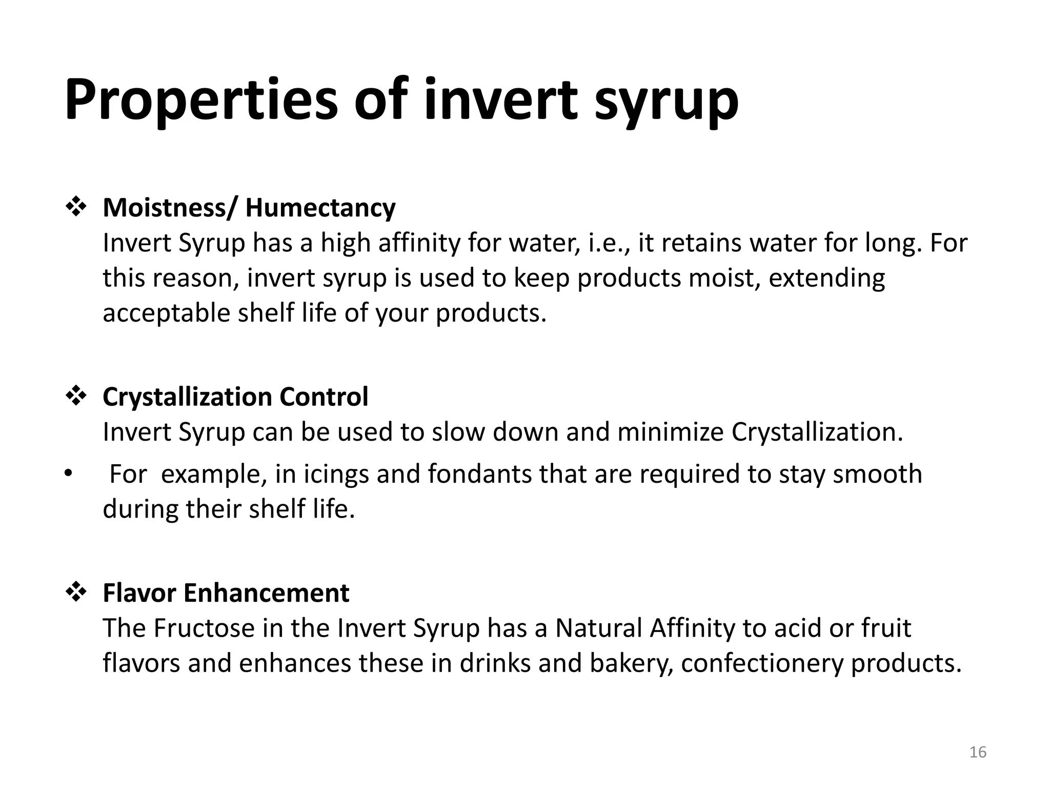 Glucose syrup and invert syrup Production | PPTX