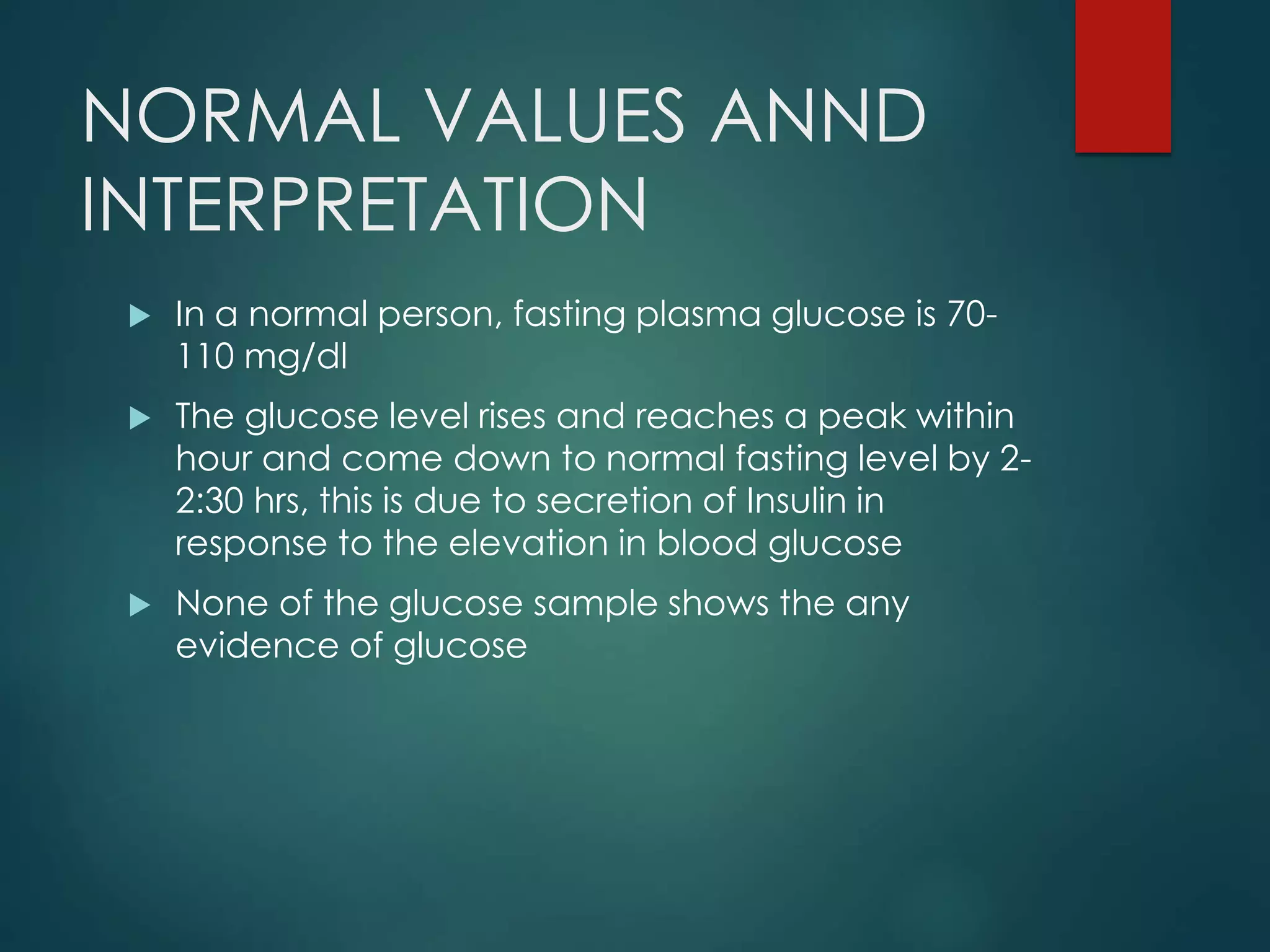 Glucose tolerance test | PPTX