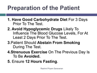 Glucose Tolerance Test | PPTX