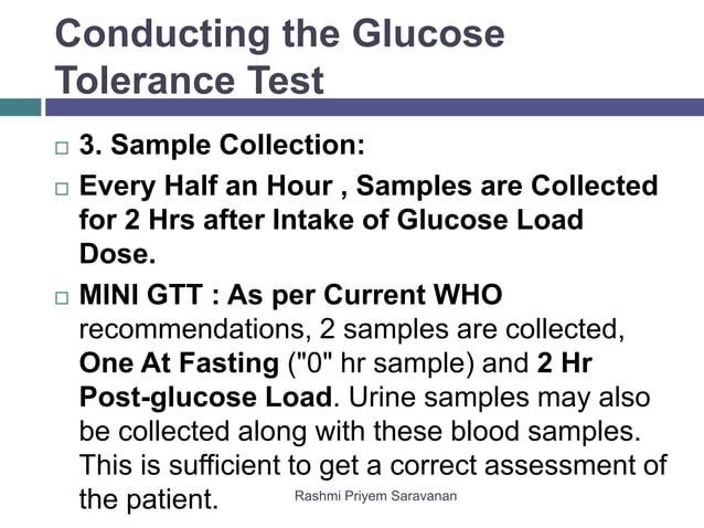 Glucose Tolerance Test | PPTX | Endocrine and Metabolic Diseases ...