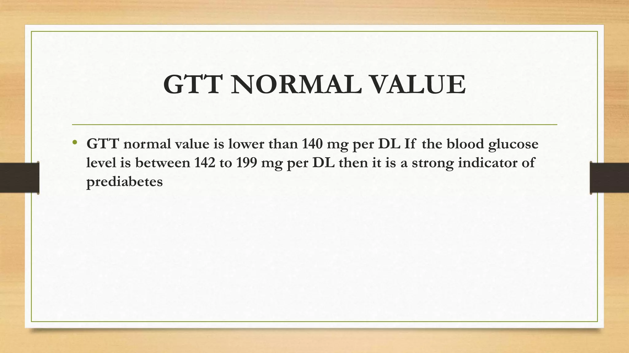 Glucose tolerance test | PPTX