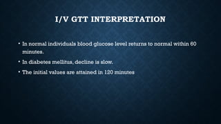 GLUCOSE TOLERANCE TEST.pptx for Nursing Students | PPT