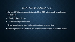 GLUCOSE TOLERANCE TEST.pptx for Nursing Students | PPT