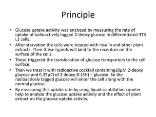 Glucose uptake assay | PPTX