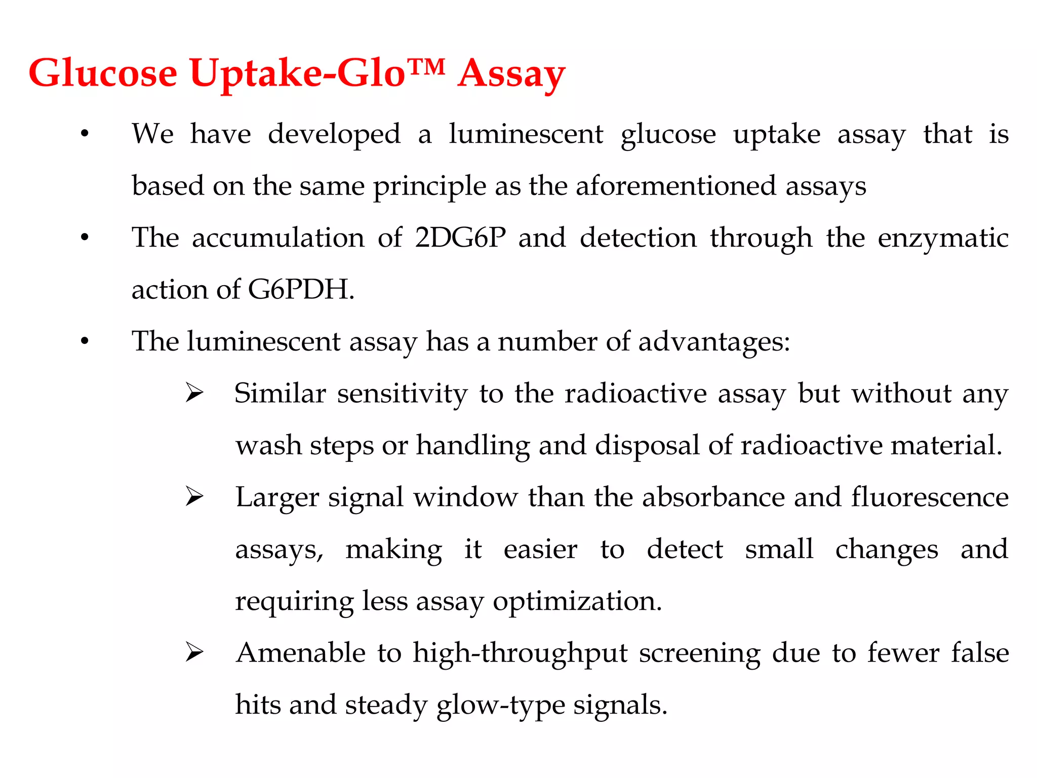 Glucose uptake assay | PDF