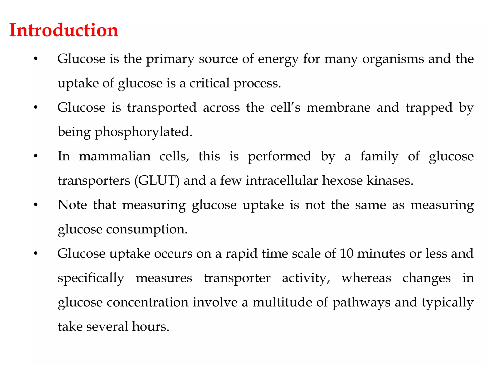Glucose uptake assay | PDF
