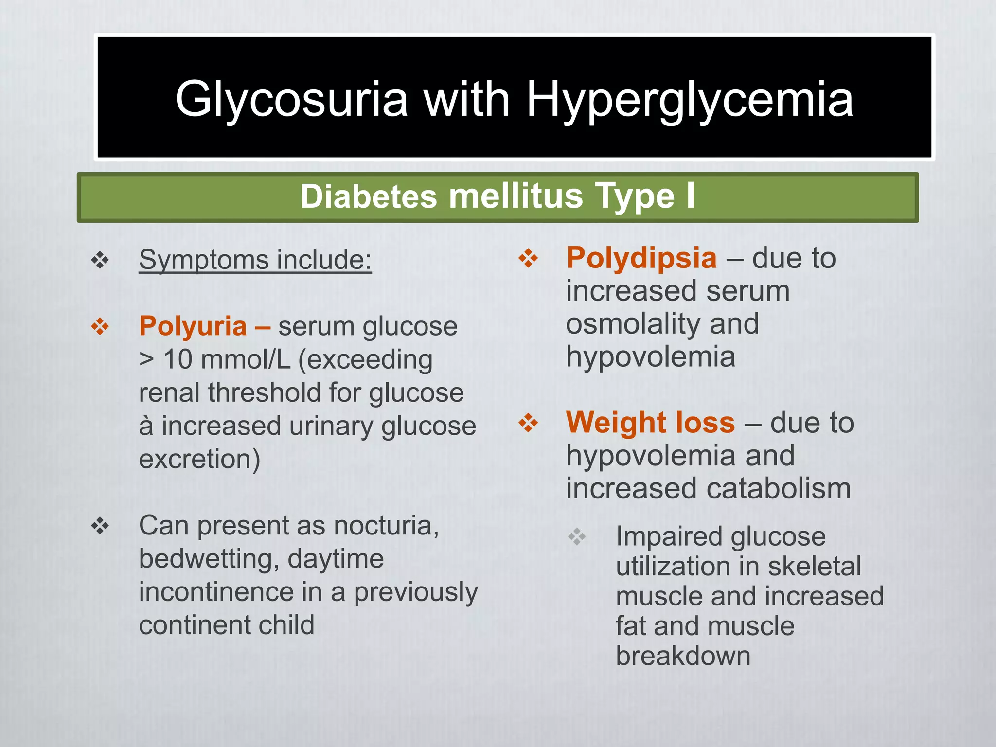 Glucosuria | PPTX