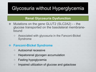Glucosuria | PPTX