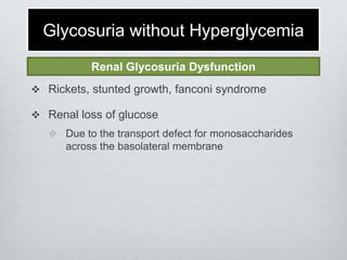 Glucosuria | PPTX