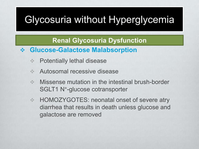 Glucosuria