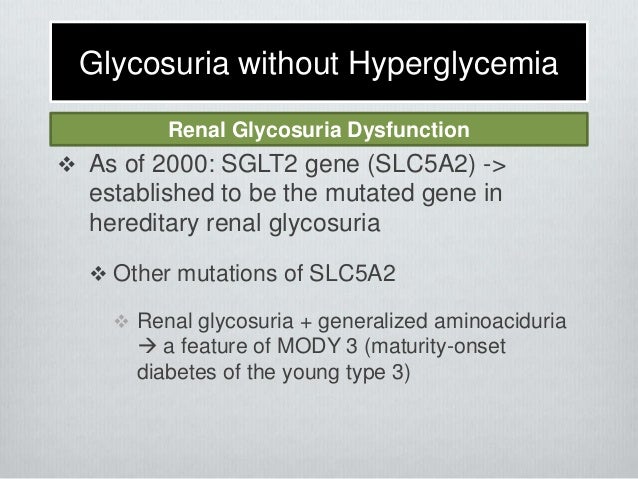 Glucosuria