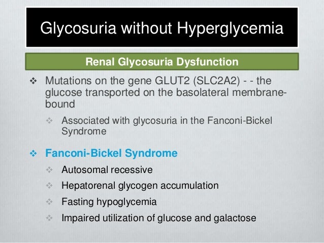 Glucosuria