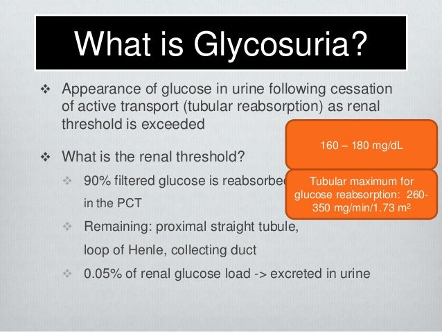 Glucosuria