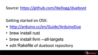 Programming The Arduino Due in Rust | PPT