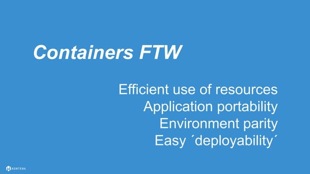 Building geographically distributed microservices with containers | PPT
