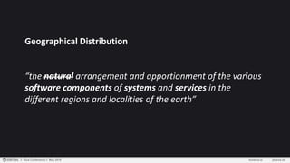 Building geographically distributed microservices with containers | PPT