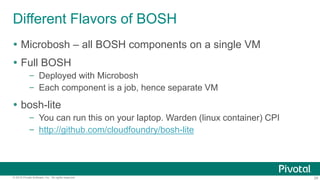 Declarative Infrastructure with Cloud Foundry BOSH | PPTX