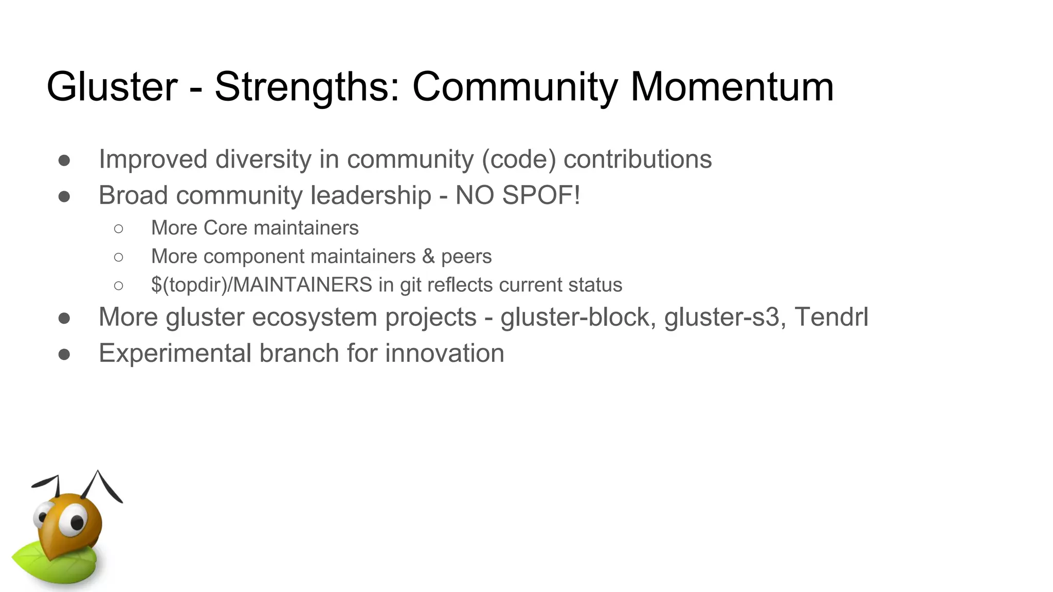 Gluster: a SWOT Analysis | PPT