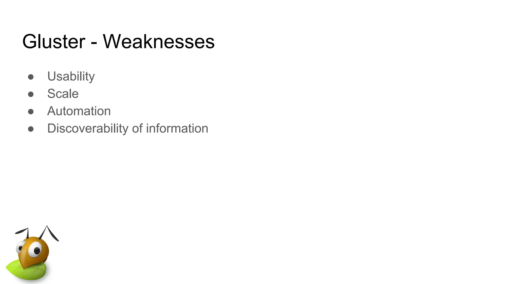 Gluster: a SWOT Analysis | PPT