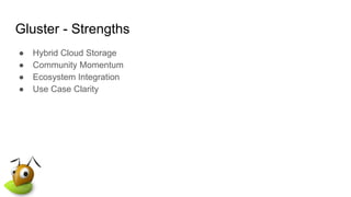 Gluster: a SWOT Analysis | PPT