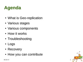 Glusterfs geo-replication | ODP