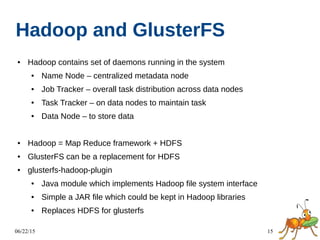 Glusterfs and Hadoop | PPT