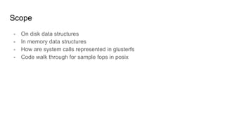 Glusterfs session #2 1 layer above disk filesystems | PPT