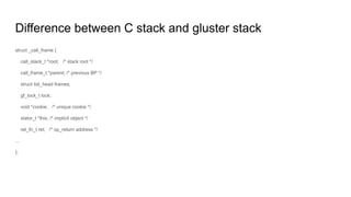Glusterfs session #4 call frame and programming model | PPT