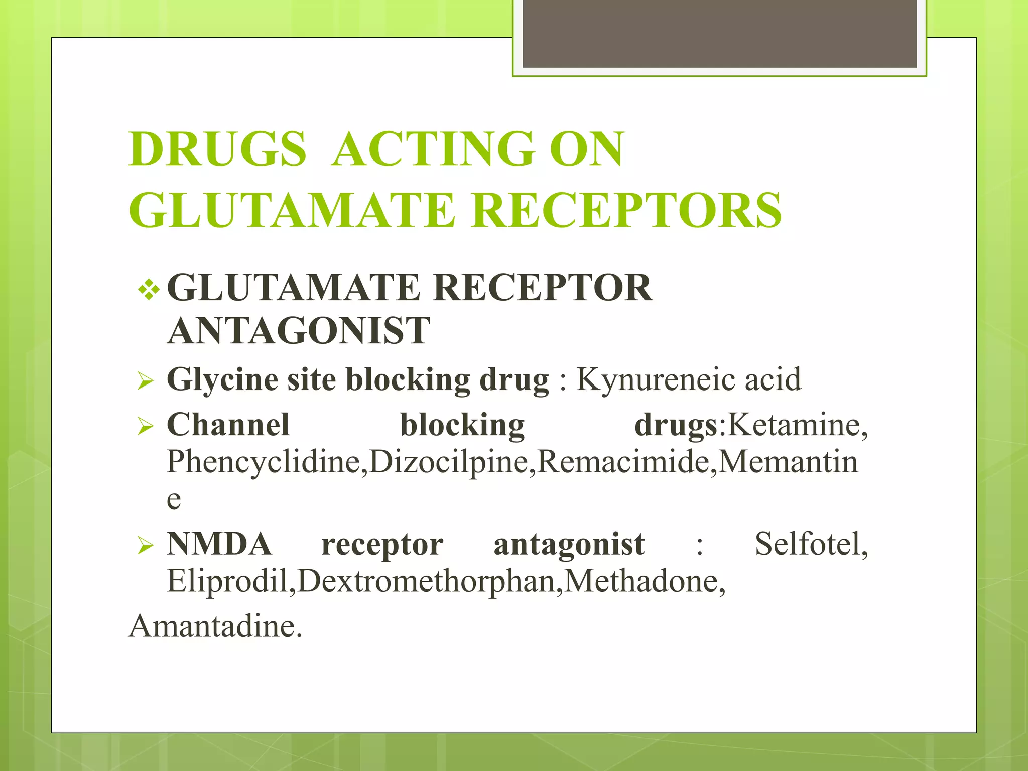 Glutamate | PPTX