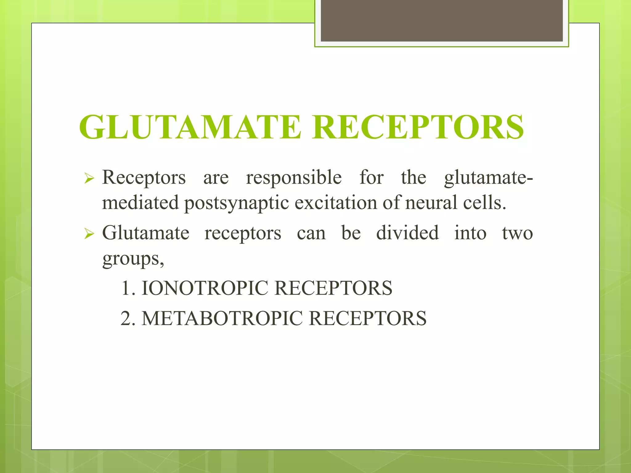 Glutamate | PPTX