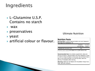Best Glutamine powder | PPT