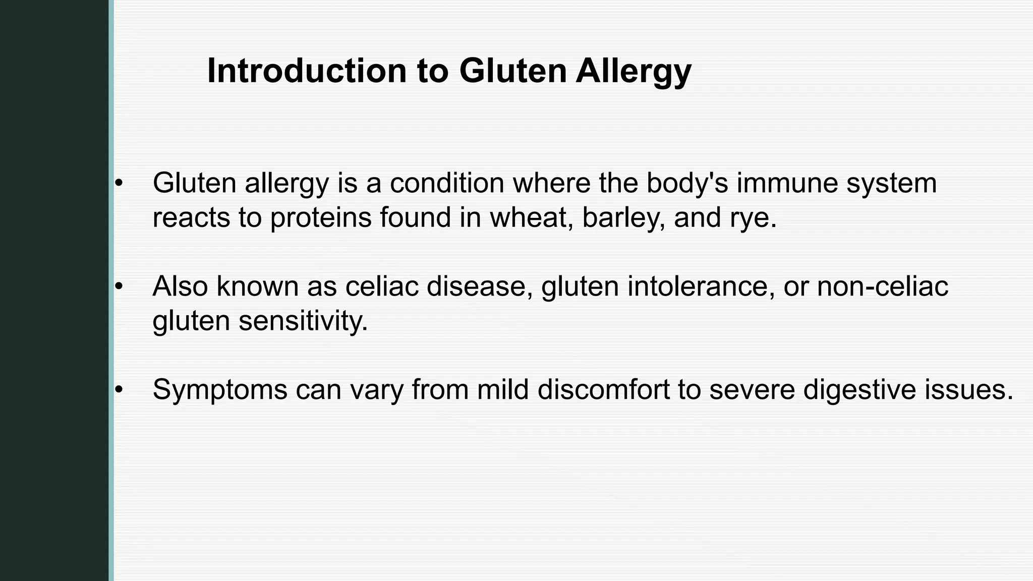 Glutan Allergy.pptx. . | PPTX