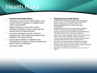 Glutaraldehyde | PPT